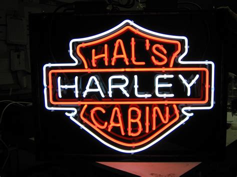 Neon Sign Architecture Quote Typography Text Harley Davidson