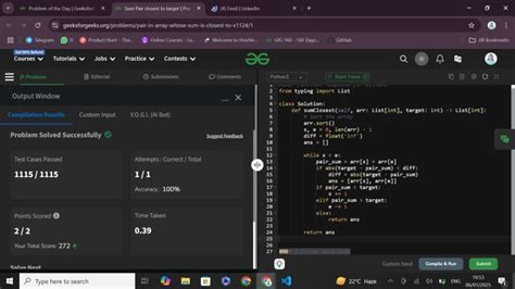 Mansi Rajput On Linkedin Codingchallenges Geeksforgeeks