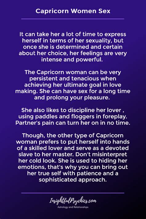 Capricorn Woman Her Traits Love And Sex