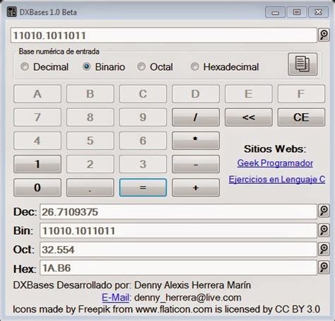 Conversor De Bases Numéricas Con Decimales ~ Geek Programador