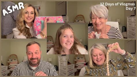 Family tries ASMR | 12 Days of VLOGMAS Day 7 - YouTube