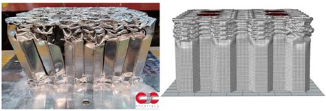 Experimental And Fem Results After Impact Test Download Scientific Diagram
