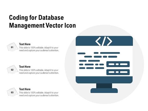 coding for database management vector icon ppt powerpoint presentation