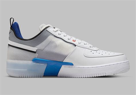 Nike Air Force 1 React White Light Photo Blue Dh7615 101