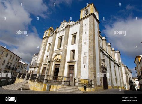 Santo Antao Church Praca Do Giraldo Square Evora Alentejo Portugal