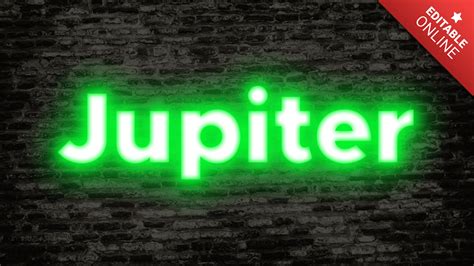 Jupiter Text Effect Generator