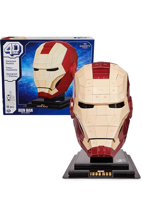4d build marvel iron man 3d puzzle model kit comichub