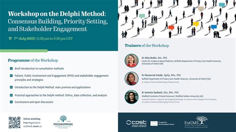 workshop on the delphi method consensus building priority setting