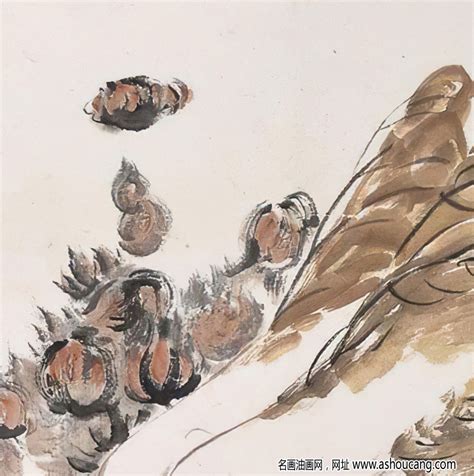 孙雪泥国画 蔬果图 2 高清大图下载 名画油画网