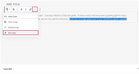So ändern Sie Die Textfarbe In Wordpress Moyens I O