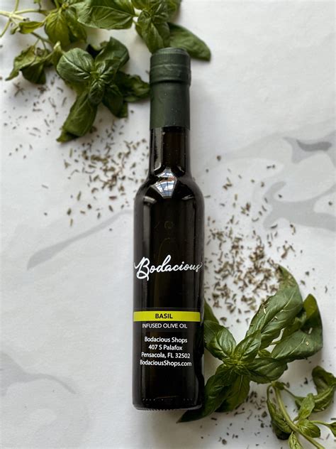 Basil Infused Evoo Bodacious Shops