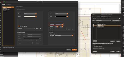 viewport class overrides and slabs troubleshooting vectorworks