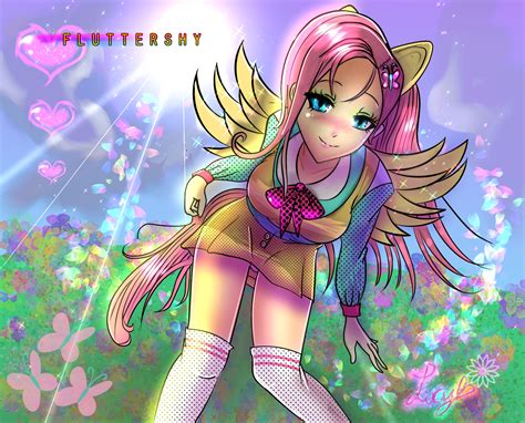 Cute Human Fluttershy By Sonamy94fan On Deviantart