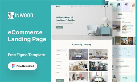Inwood Ecommerce Landing Page Figma