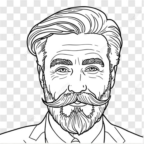 수염과 넥타이를 매고 있는 남자의 이미지 이미지 가진 남자 수염과 넥타이 Png 일러스트 및 이미지 에 대한 무료 다운로드 Pngtree