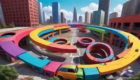 Obstacle Course Design Prompts Stable Diffusion Online