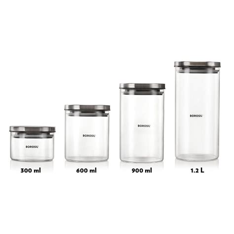 Buy Classic Jar Set Of 12 12 Pc Set At Best Price Online In India Borosil