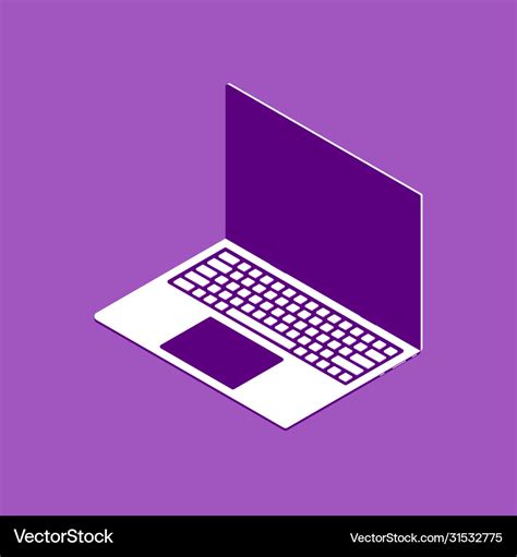 Laptop Royalty Free Vector Image Vectorstock