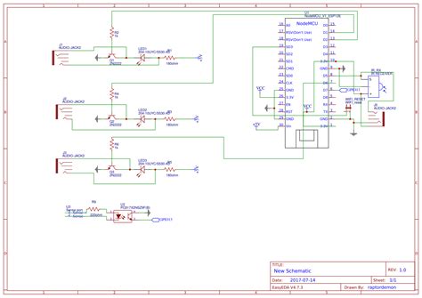 Esp8266 Ir Blaster With Opto Easyeda Open Source Hardware Lab