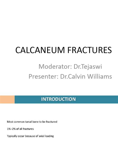 Calcaneum Fractures Pdf