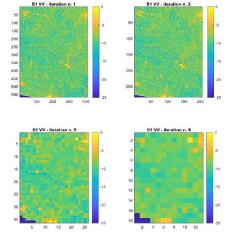 iterative resampling of s 1 vv data for one of the images in the