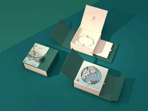 黄金古法手串礼盒 陈列包装设计 站酷ZCOOL