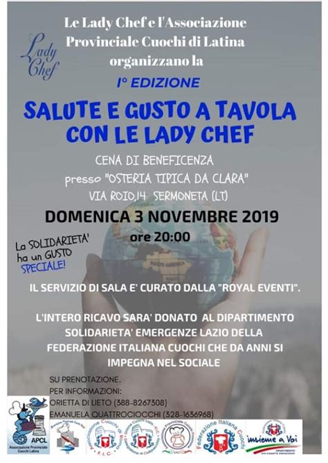 Tutto Pronto Per La 1ᵃ Edizione Di Salute E Gusto In Tavola Con Le