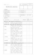 냉동제조시설 운전일지
