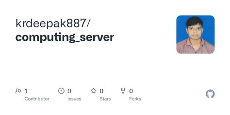 github krdeepak887 computing server