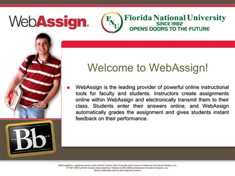 Intro WebAssign Workshop