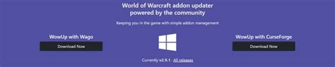 Wowup Launches New Addon Manager Supporting Curseforge Downloads R Wow