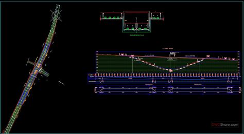 60cad File Of Tunnel Plan Profile And Cross Section For Free Download Free Cad Blocks