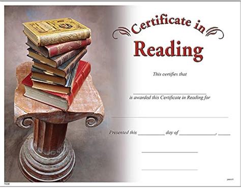 Jones School Supply Set Of 500 Reading Certificates Photo