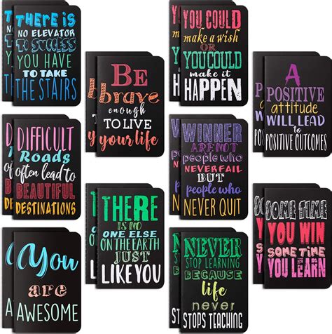 Inspirational Notepads Mini Motivational Notebook Small