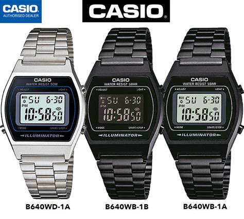 Casio B640wb 1b⎪b640wb 1a⎪b640wd 1a⎪original⎪vintage Edgy⎪retro Ebay