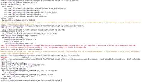 openvino inference py reporting keyerror 64 · issue 4 · oneapi src