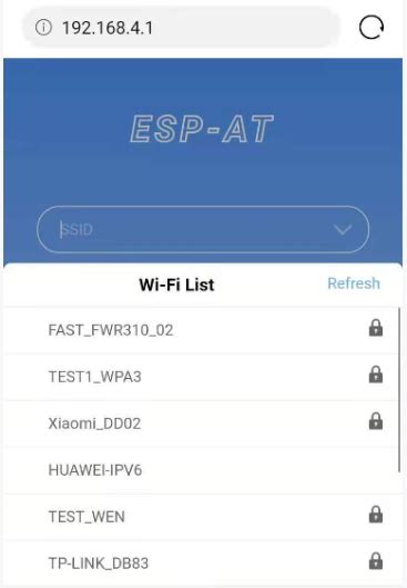 Web Server AT Example ESP ESP AT User Guide Latest Documentation