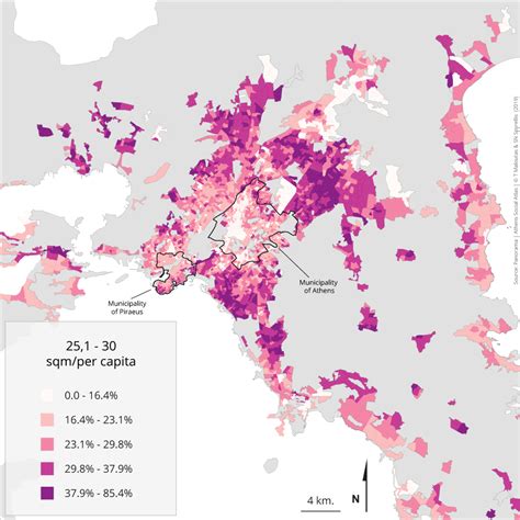 Inequality And Segregation In Athens Athens Social Atlas