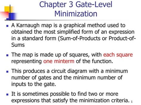 Creating On Sets And Off Sets Karnaugh Maps Ppt