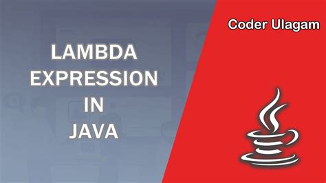 Lambda Expression In Java YouTube