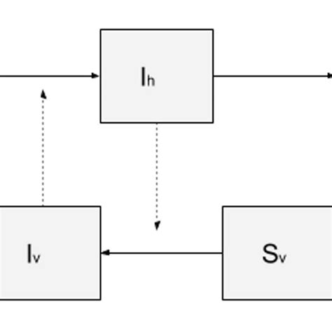 Compartmental Model Sir Si Where The Human Population Is Represented Download Scientific