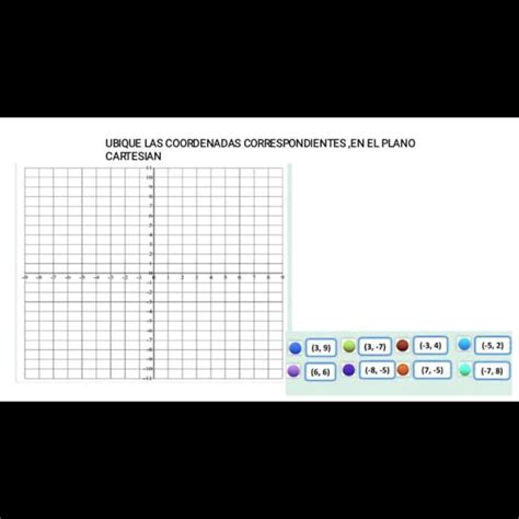Solved Ayudaaaaaaaaaaaaaaaa Ubique Las Coordenadas Correspondientes En