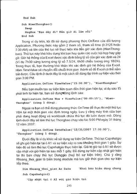 Lập Trình Vba Trong Excel TỦ SÁch Online Page 245 Flip Pdf Online