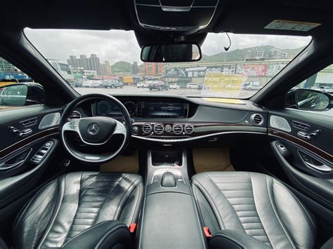 中古車 🔥 2016 賓士 總代理 W222 Benz S400 S400l 柏林之音 氣氛燈 Acc跟車 電子懸吊 23p4座電熱椅 🔥