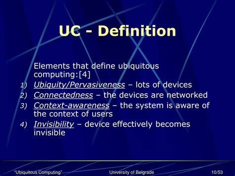 PPT Ubiquitous Computing PowerPoint Presentation Free Download ID 5564401