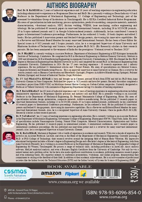 Engineering Materials And Metallurgy Cosmas Scientific Publications