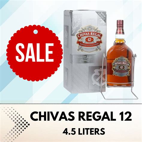 Chivas Regal 4.5 Liters FREE CRADLE - PRICE OFF! | Shopee Philippines