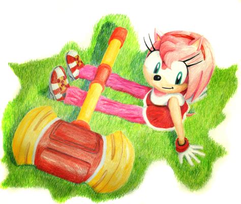 Amy The Hedgehog By Craftyandy