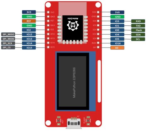 Maesp Esp8266 Oled Makerfabs Wiki
