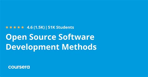 Open Source Software Development Methods Coursera